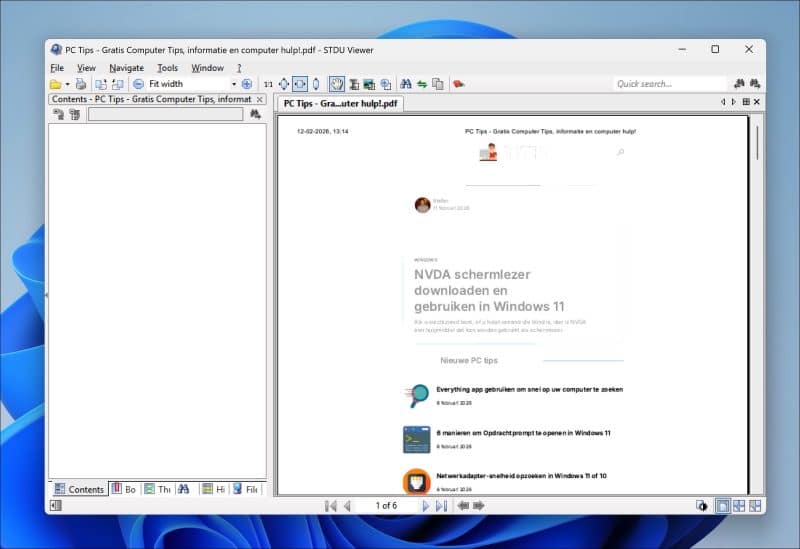 5 volledig gratis PDF-readers voor Windows - PC Tips