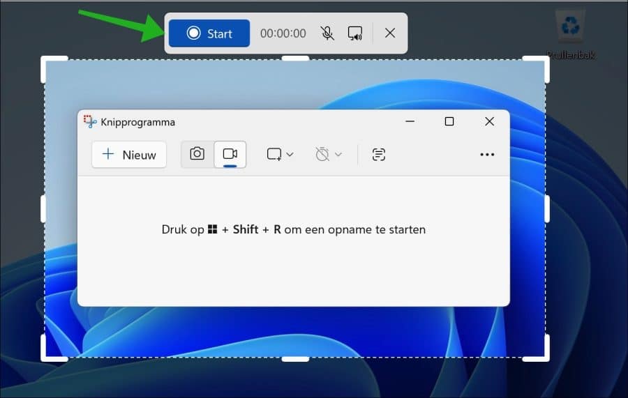 Hoe maak ik een schermoppname in Windows 11?